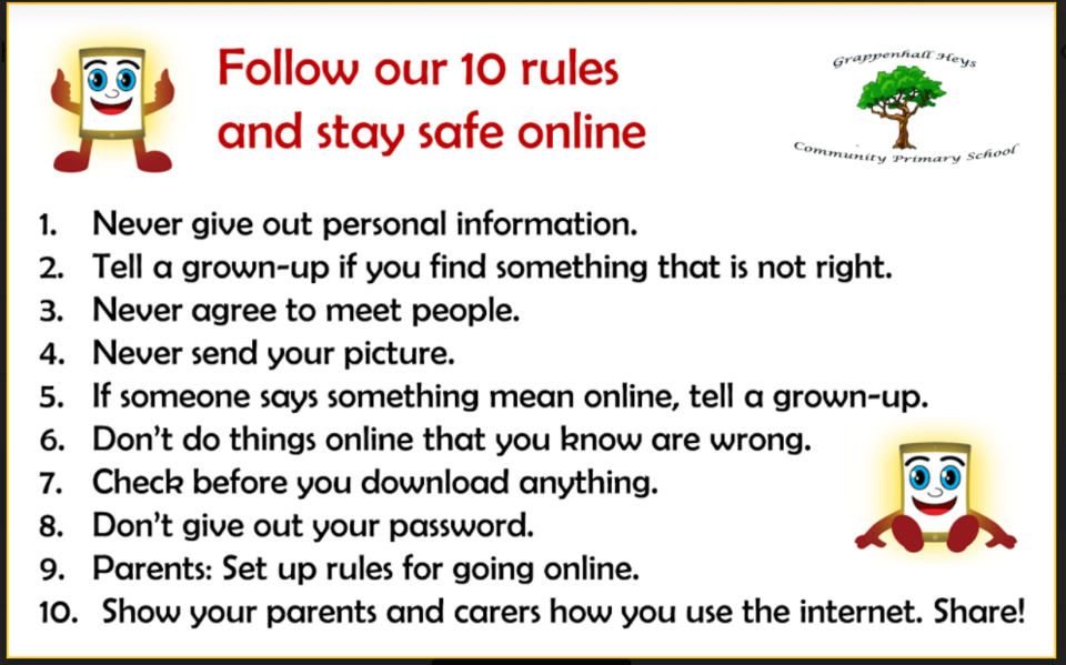 Online Safety Rules